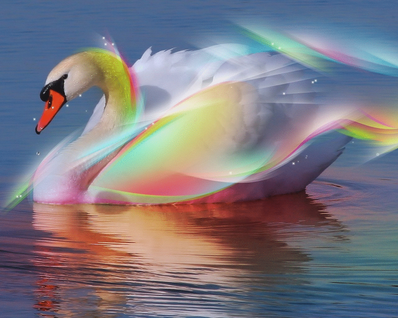 Download Pastel Animal Rainbow Art