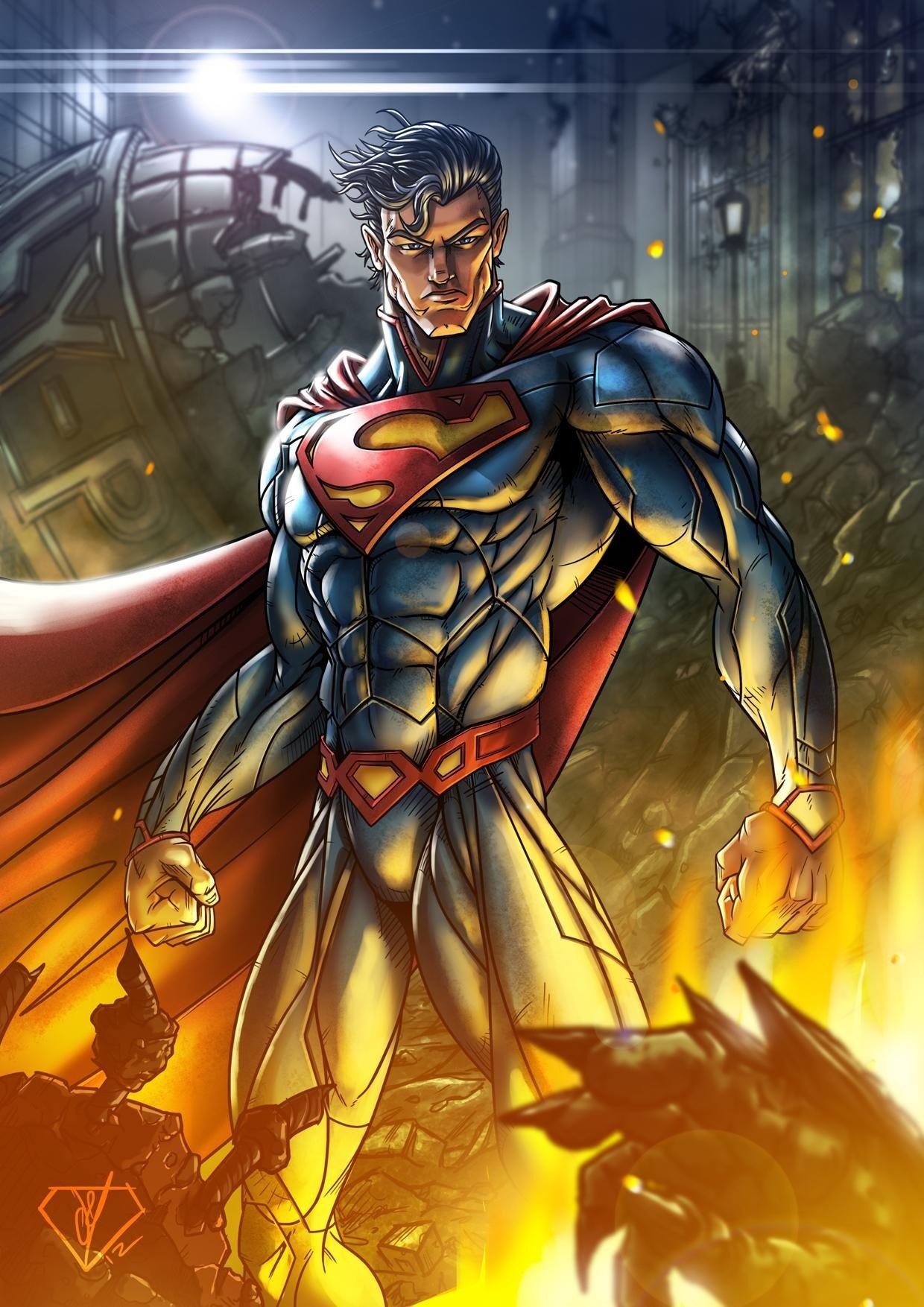 Download DC Comics Superman Comic The Man Of Steel Art