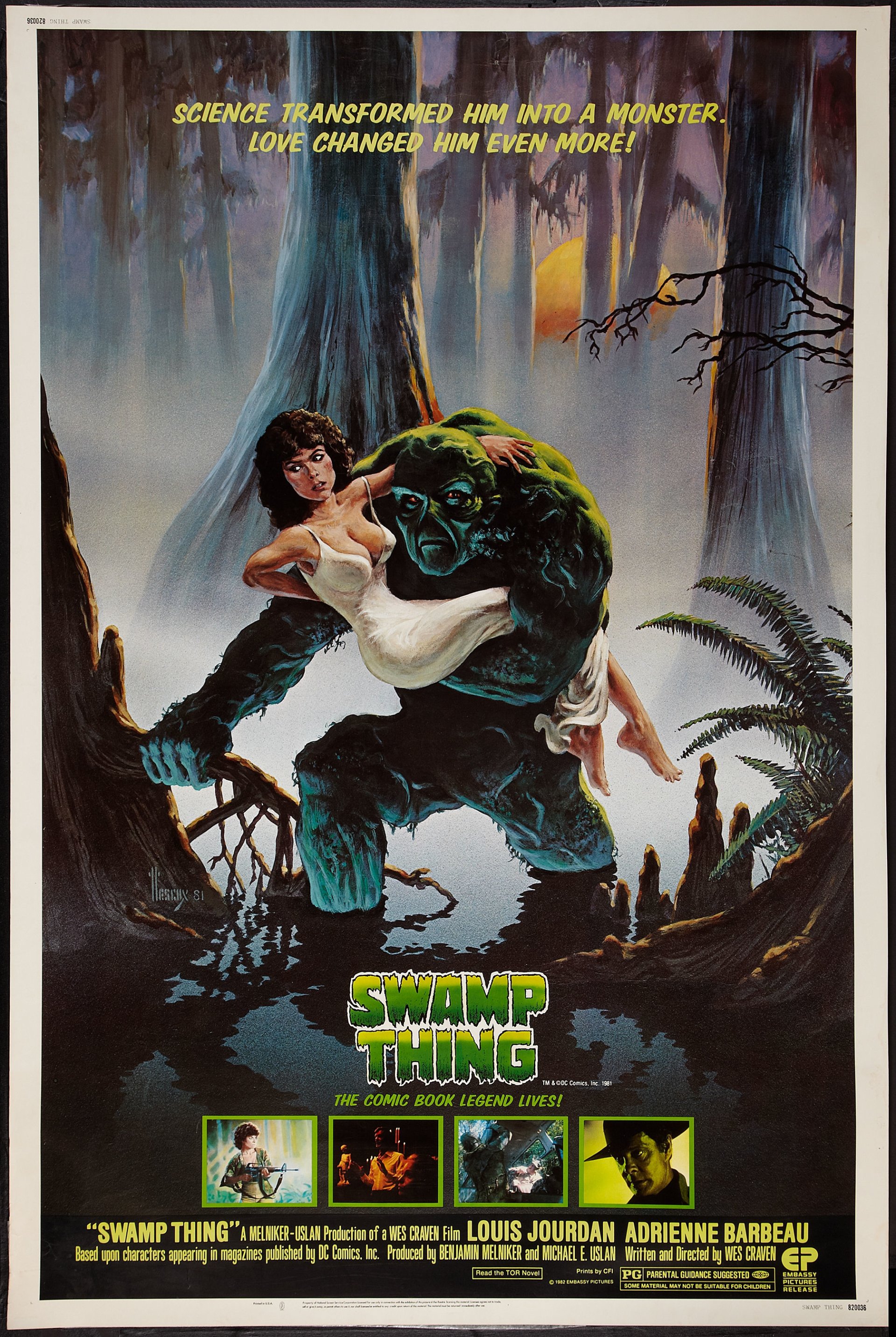 Movie Swamp Thing Art