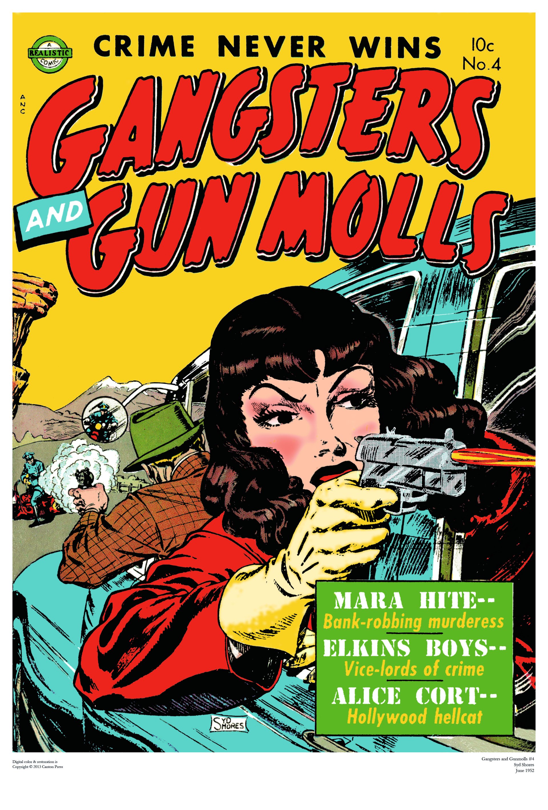 Comics Gangsters And Gun Molls Art