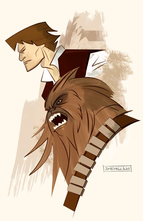 Star Wars Legends: Han Solo & Chewbacca Illustrated