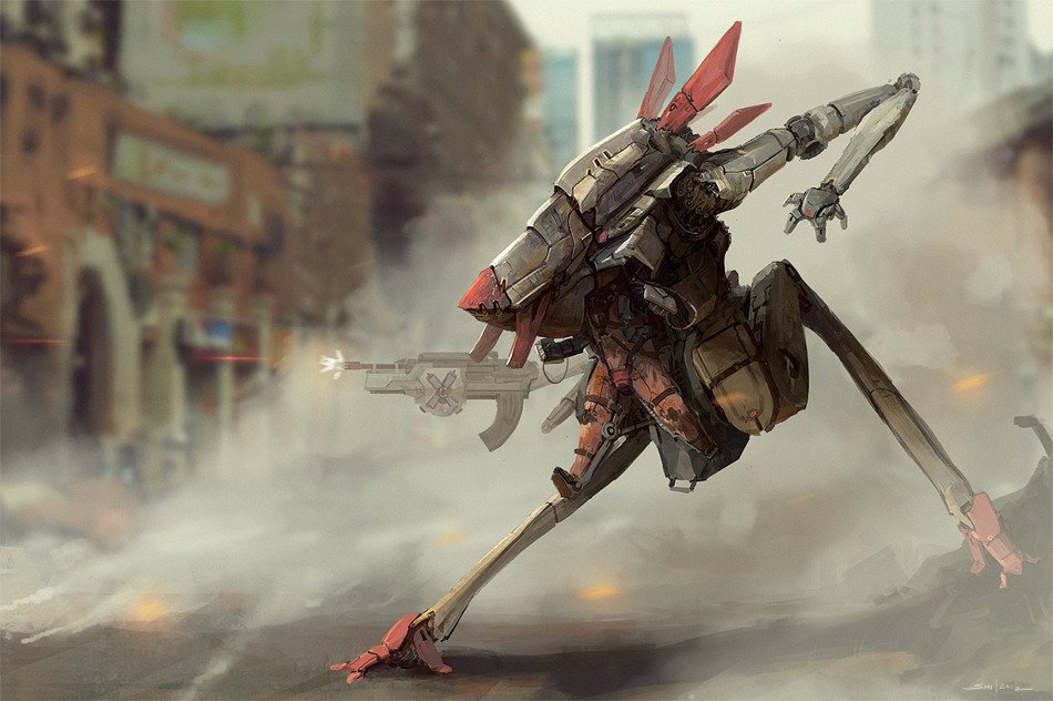Sci Fi Robot Art
