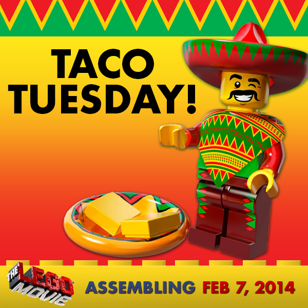 Download Lego Taco Tuesday Man Movie The Lego Movie Art