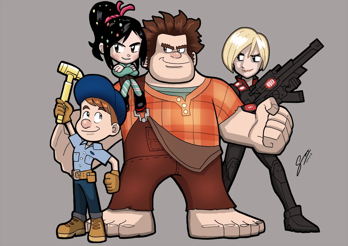 Wreck-It Ralph Crew: Hammer, Guns & Heroic Adventure