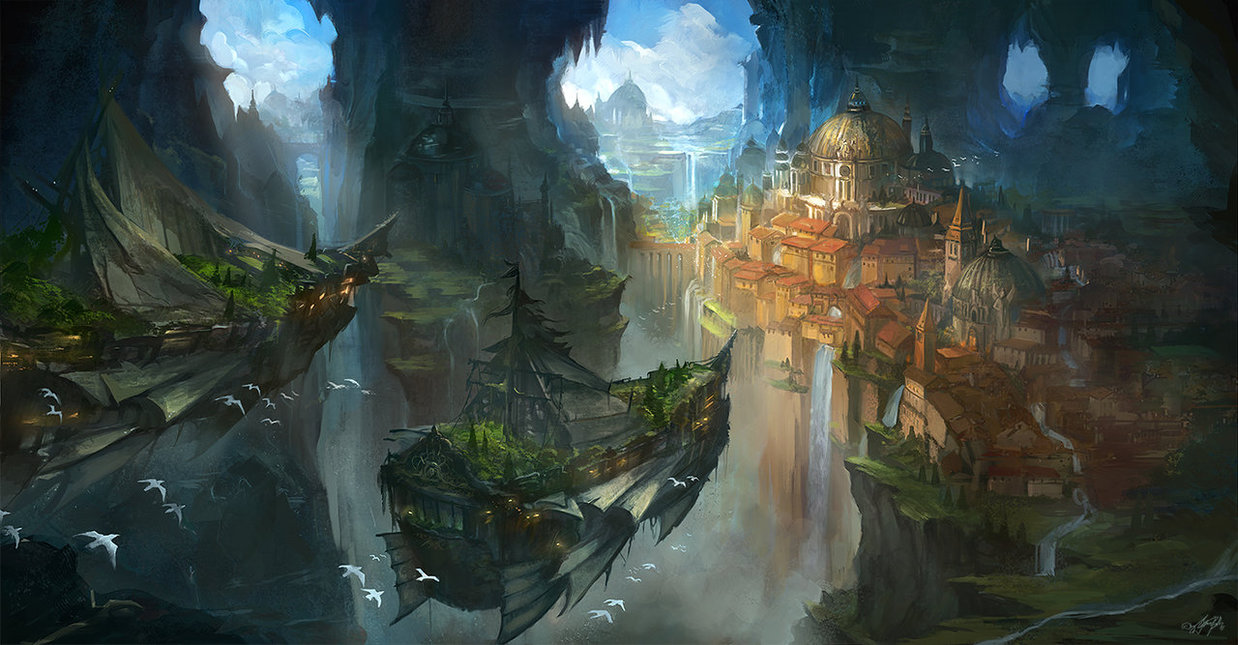 Fantasy City Art