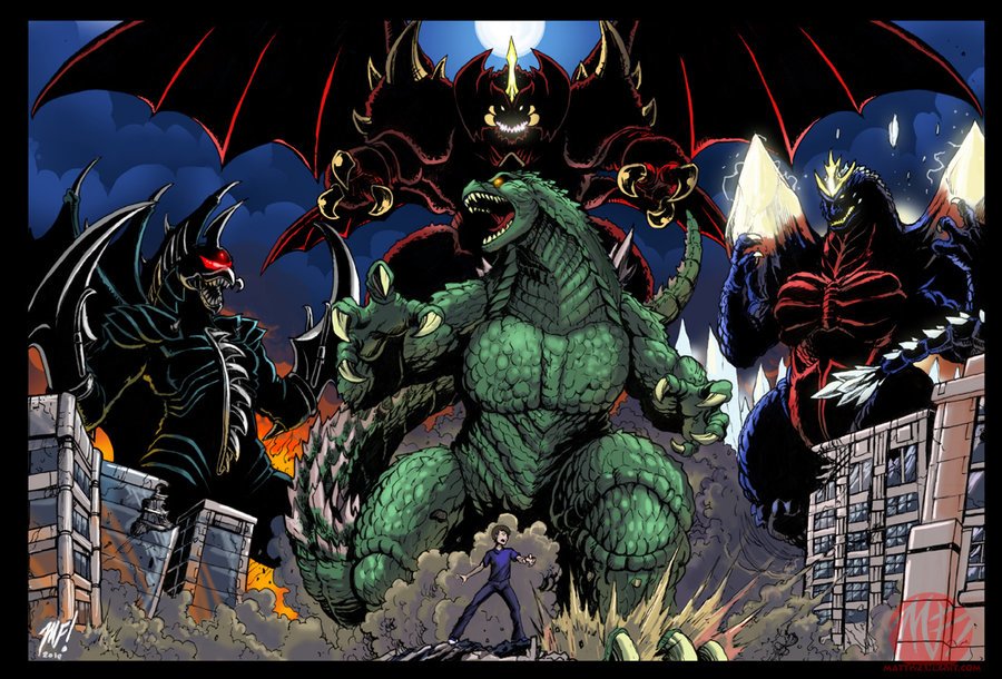 Download Comic Godzilla Art