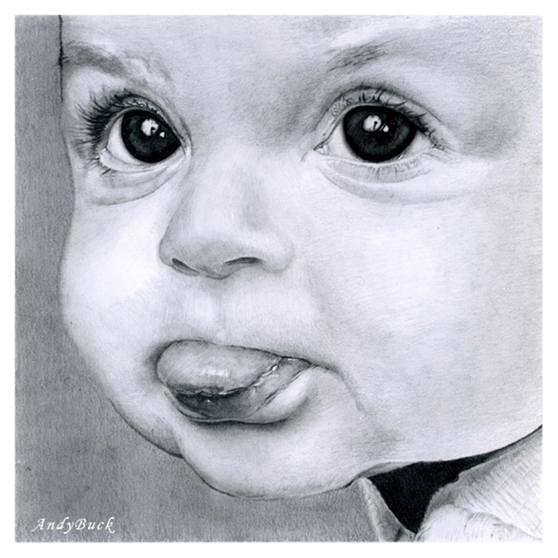 Captivating Artistic Portrait of a Baby