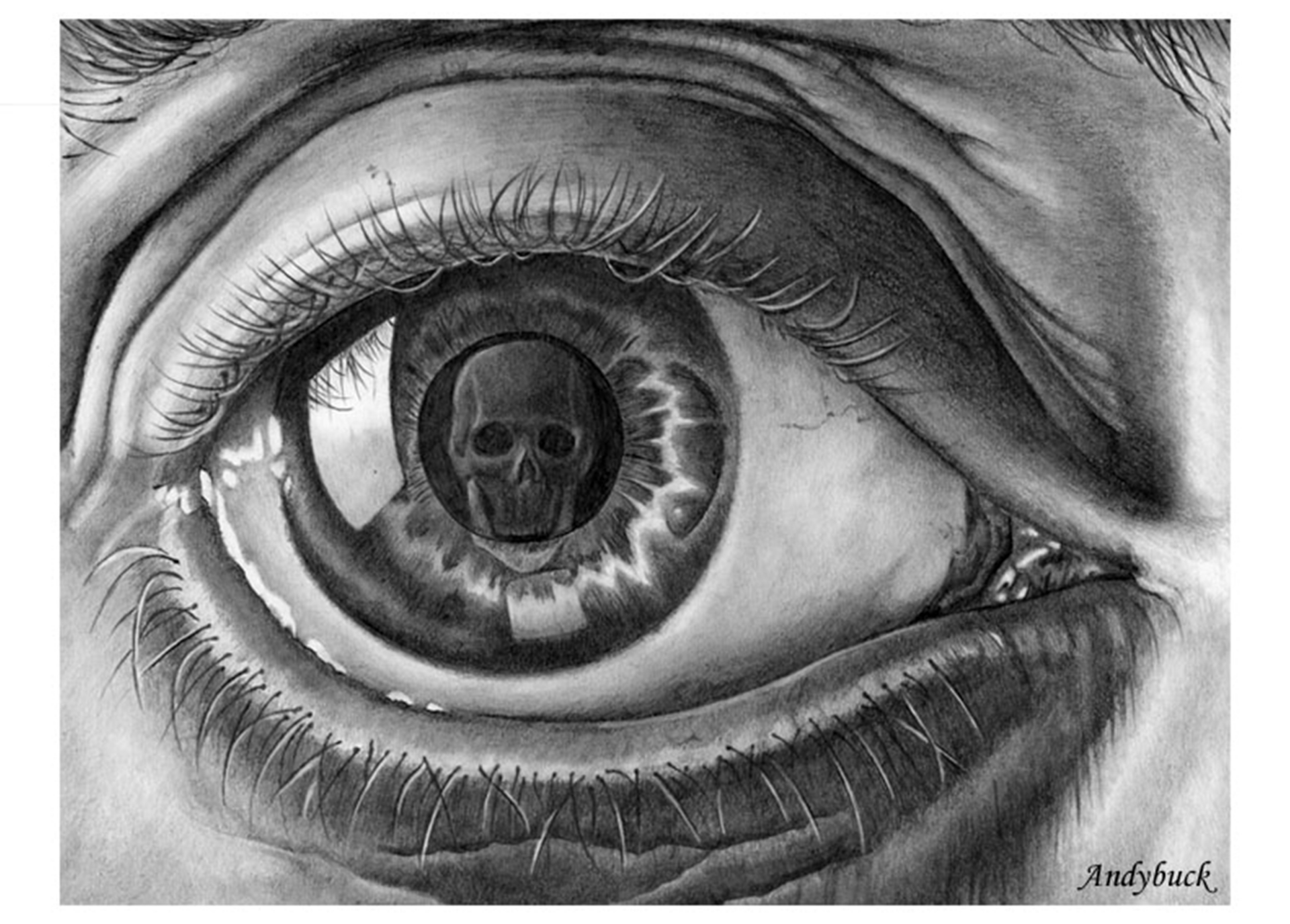 Download Drawing Painting Dark Eye Art