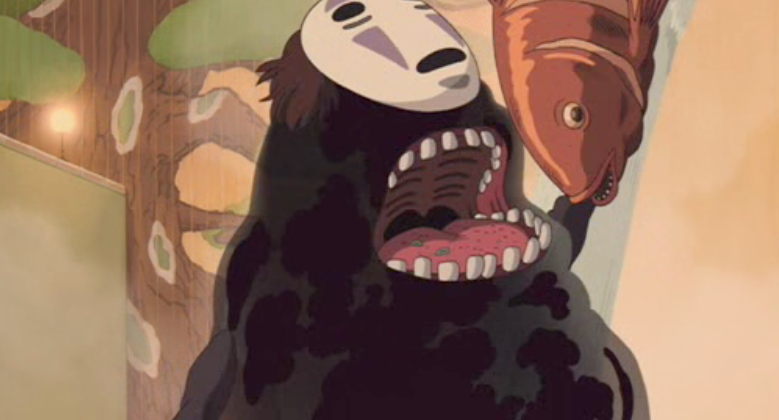 No Face Spirited Away Eating