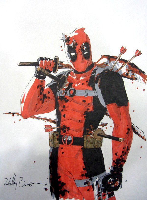 Comics Deadpool Art by Reilly Brown