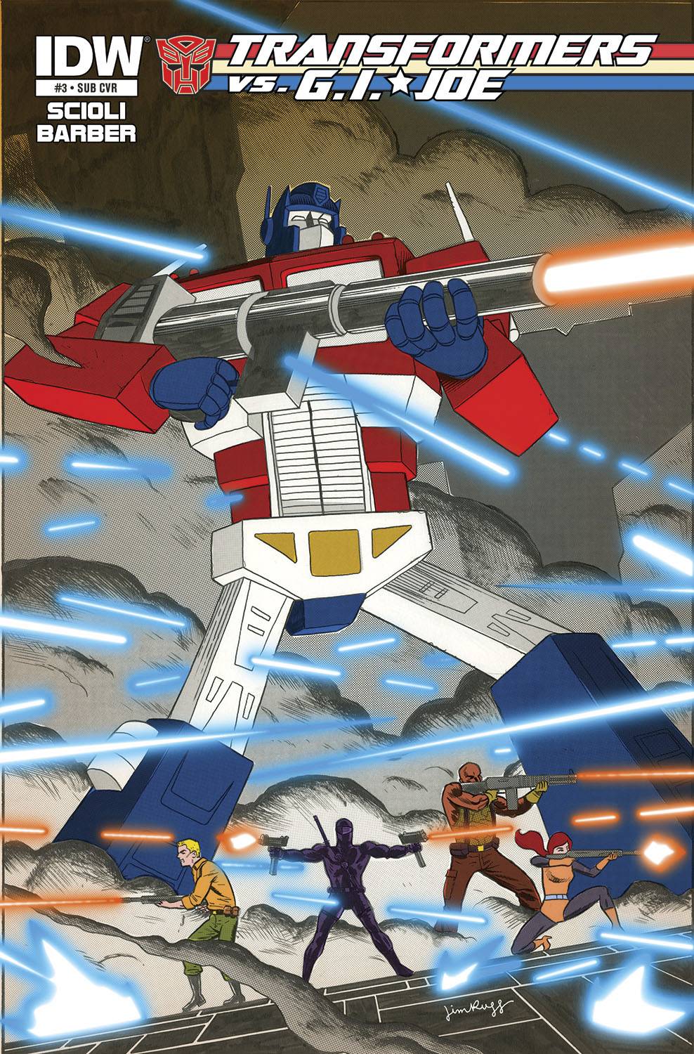 Transformers Vs. G.i. Joe Art