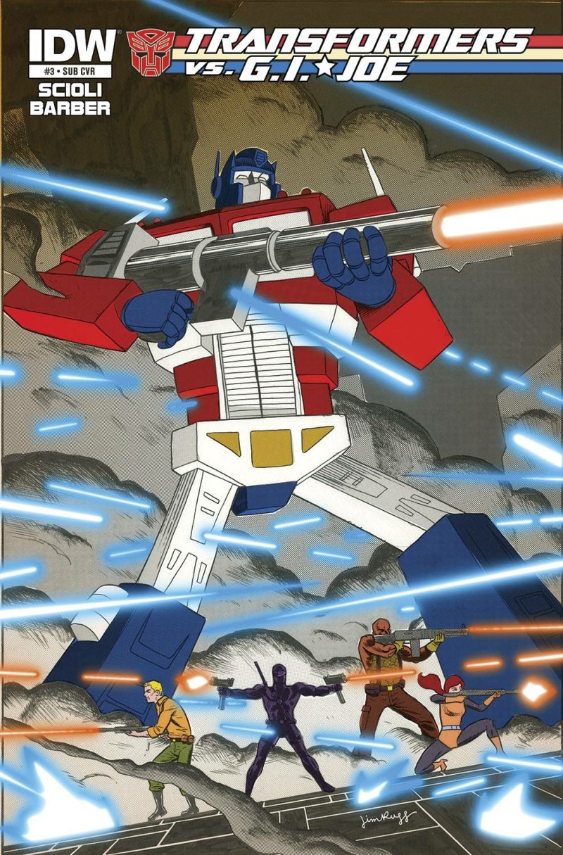 Transformers Vs. G.i. Joe Art