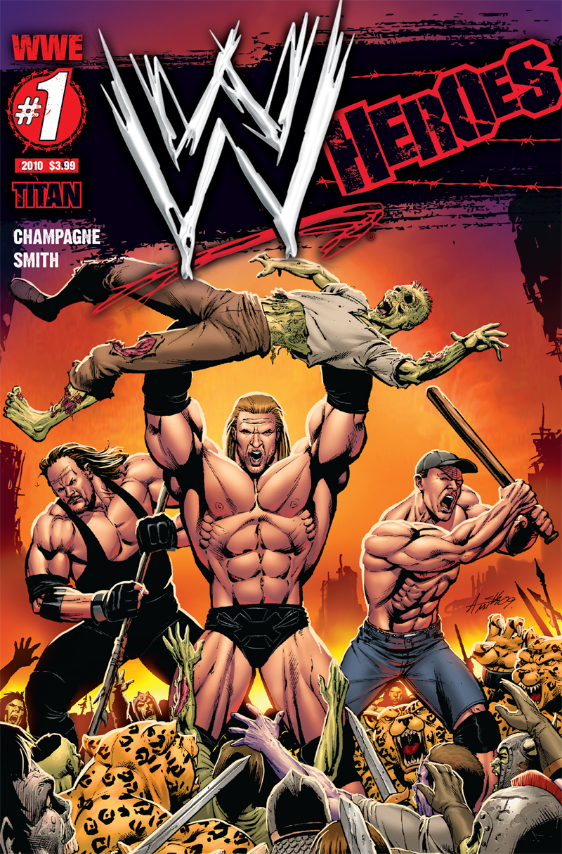 Download Comic Wwe Heroes Art