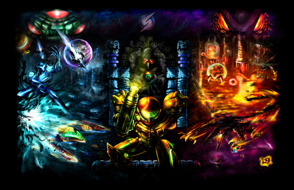 Download Video Game Metroid Art