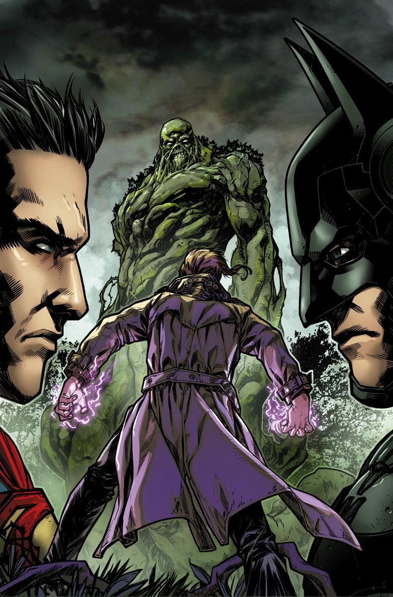Download John Constantine Superman Batman Swamp Thing Comic Injustice ...