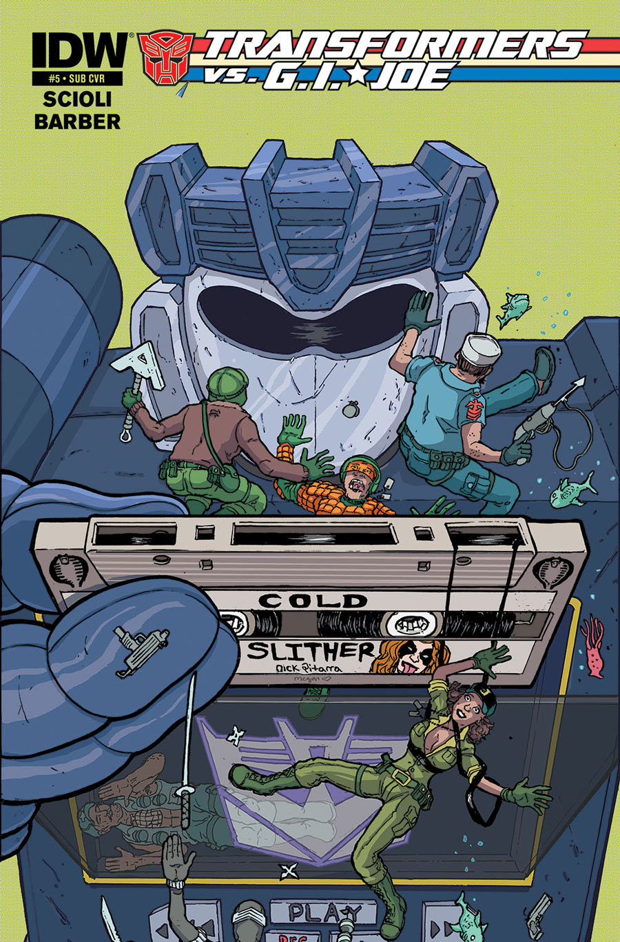 Transformers Vs. G.i. Joe Art
