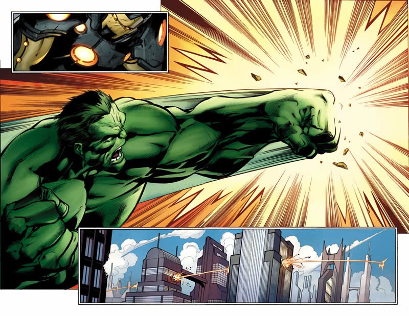 Hulk vs. iron man Art