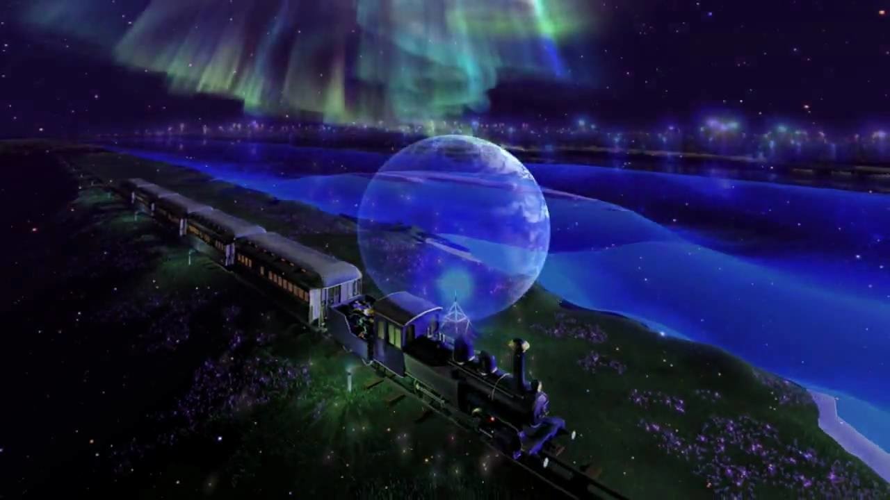 Anime Night on the Galactic Railroad Art