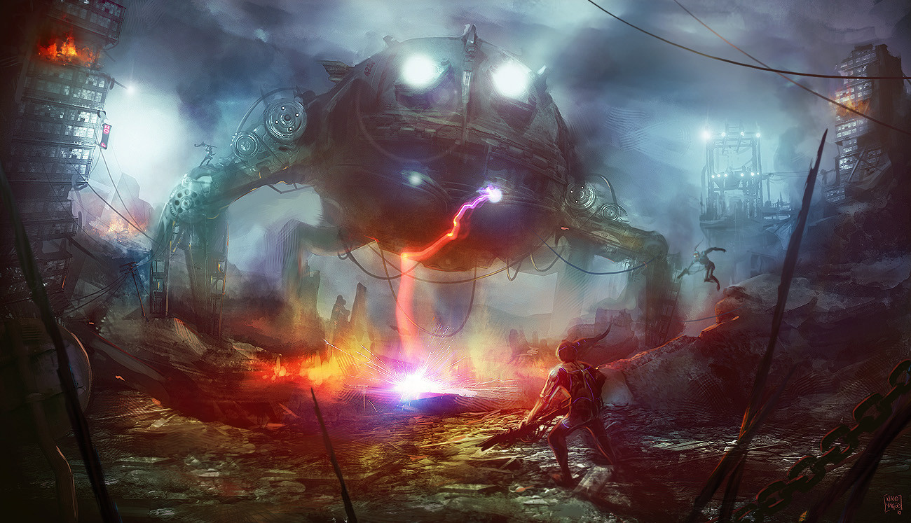 Download Sci Fi Battle Art