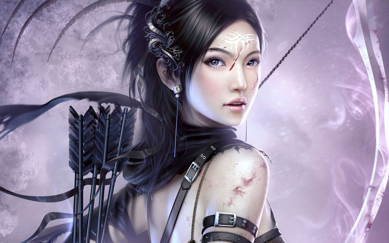 Fantasy Women Warrior Art by Mario Wibisono