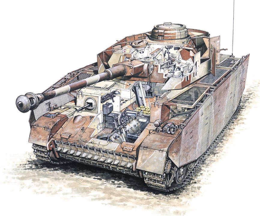 Panzer IV Cutaway — WWII German Medium Tank