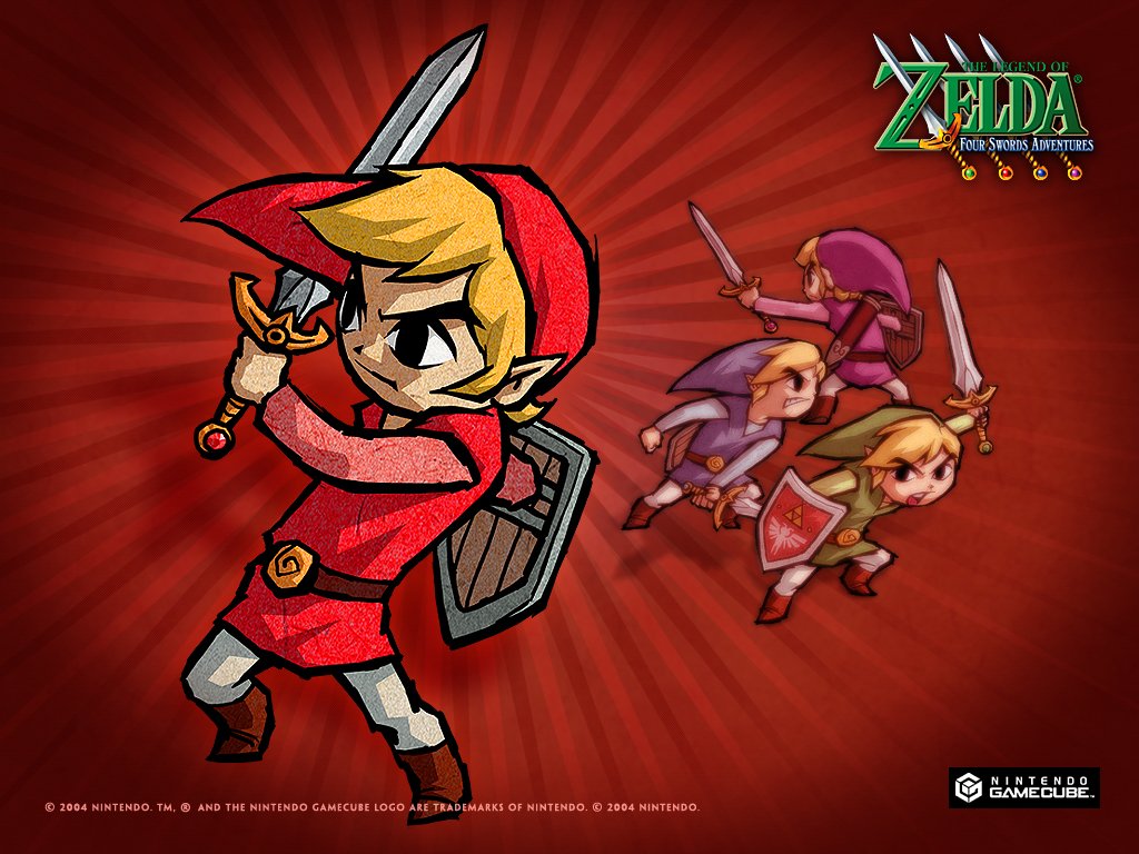 The Legend Of Zelda: Four Swords Adventures - Desktop Wallpapers, Phone ...