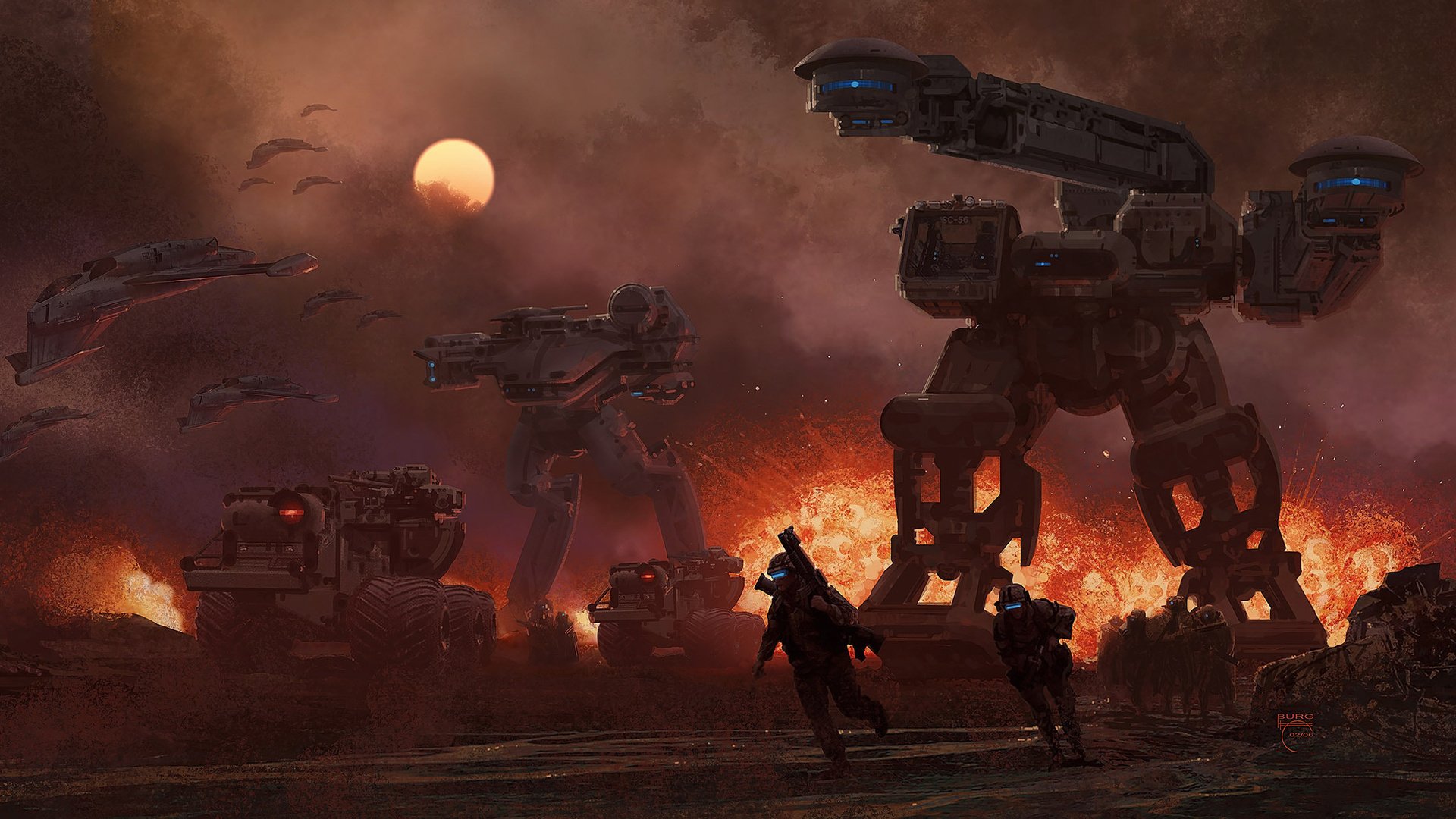 Download Sci Fi War Art