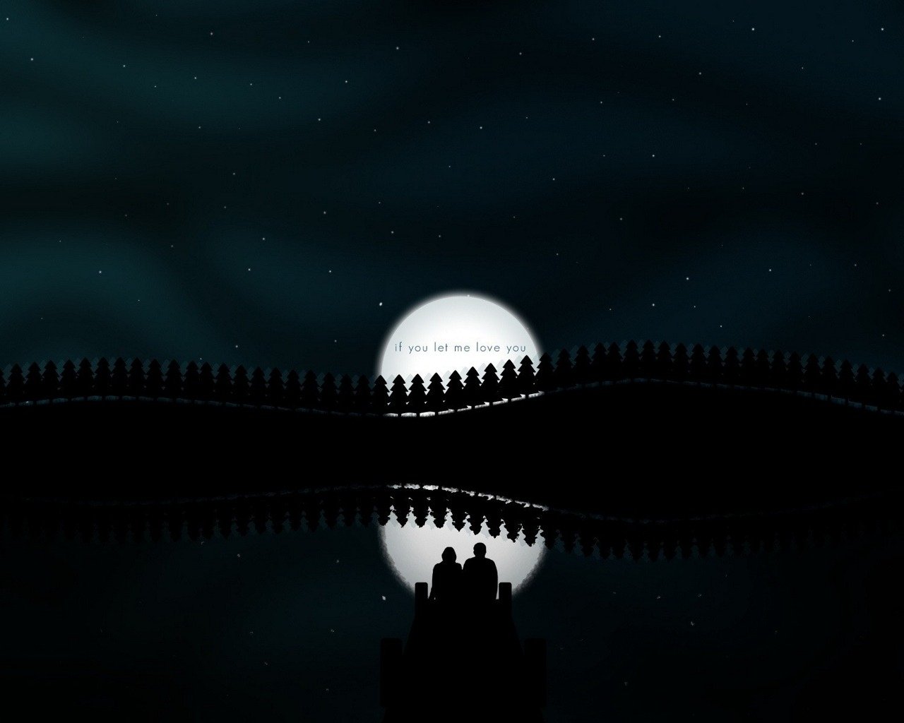 Embracing Love Under the Moonlight