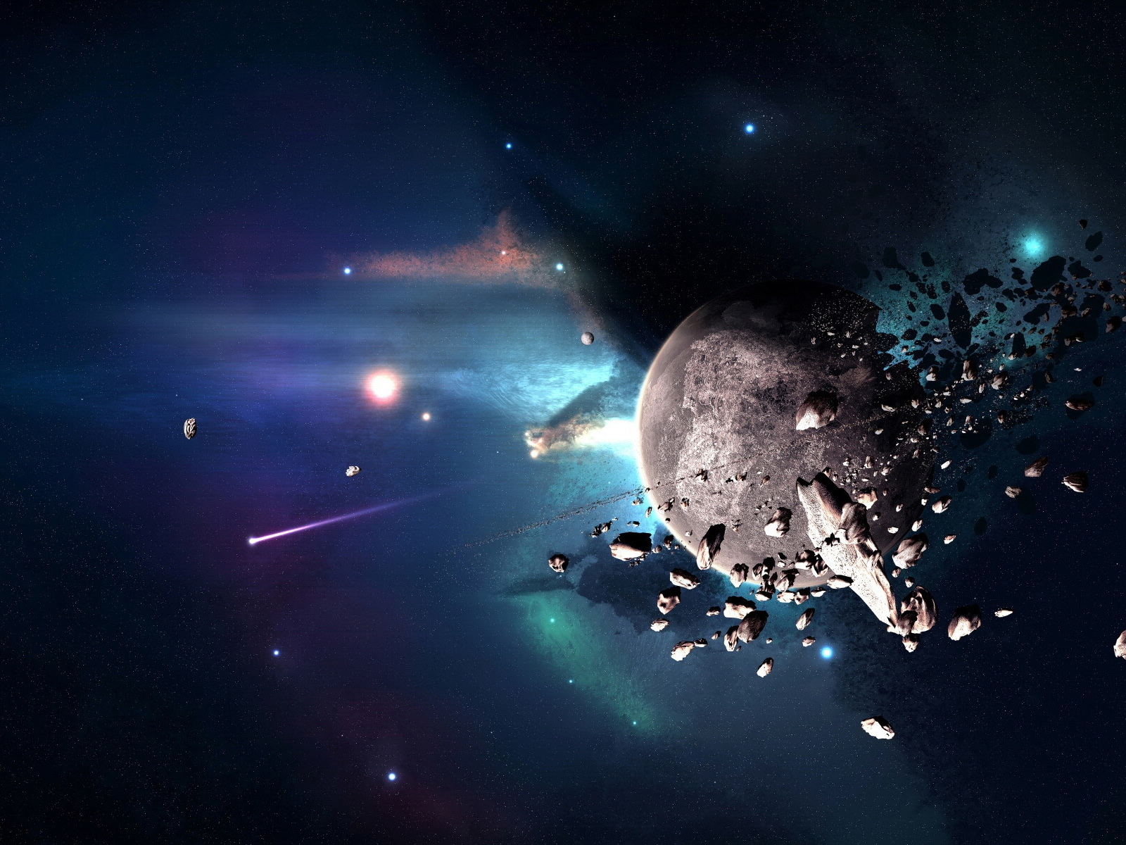 Sci Fi Explosion Art