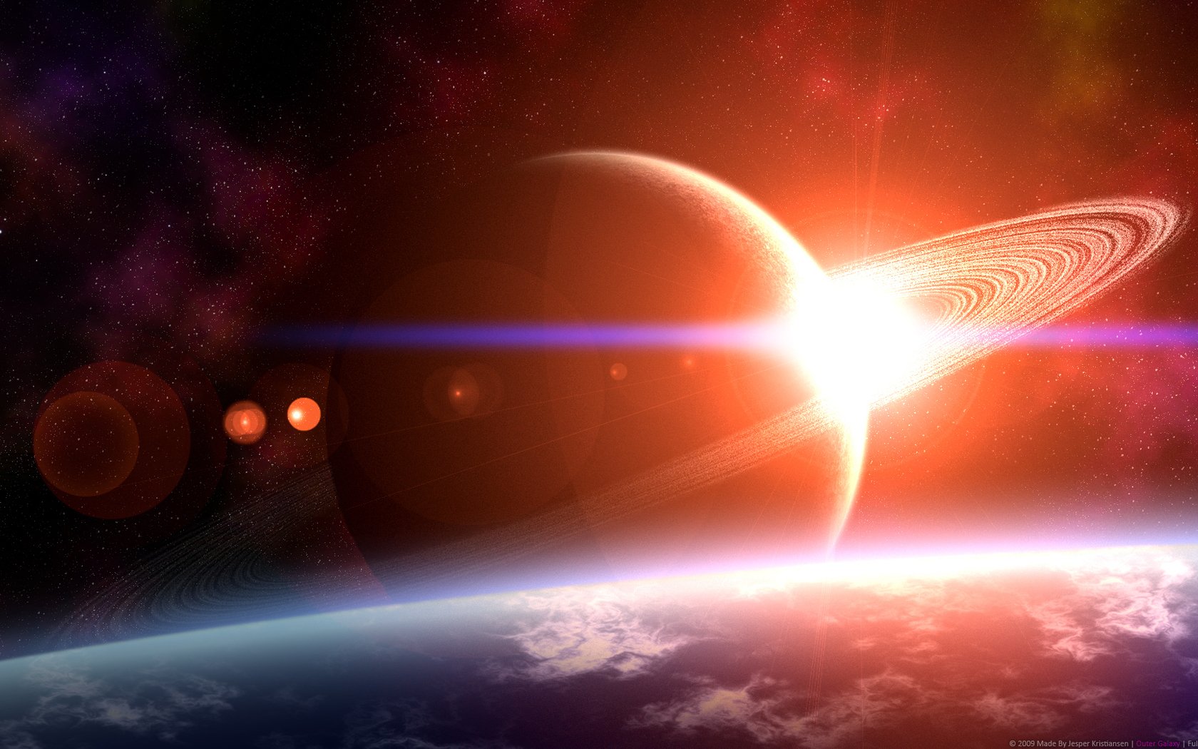 Download Sci Fi Planetary Ring Art