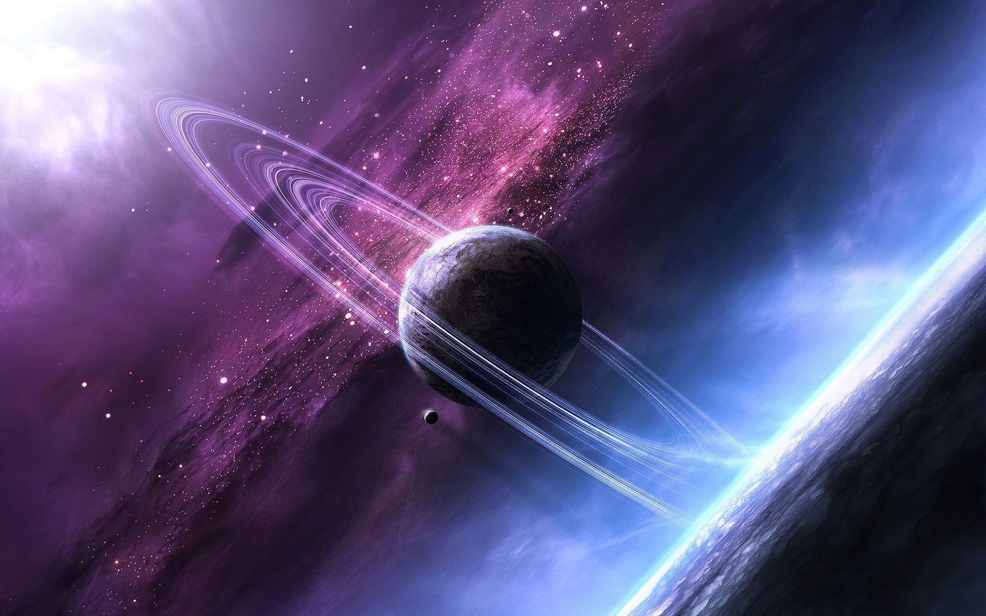 Download Sci Fi Planetary Ring Art