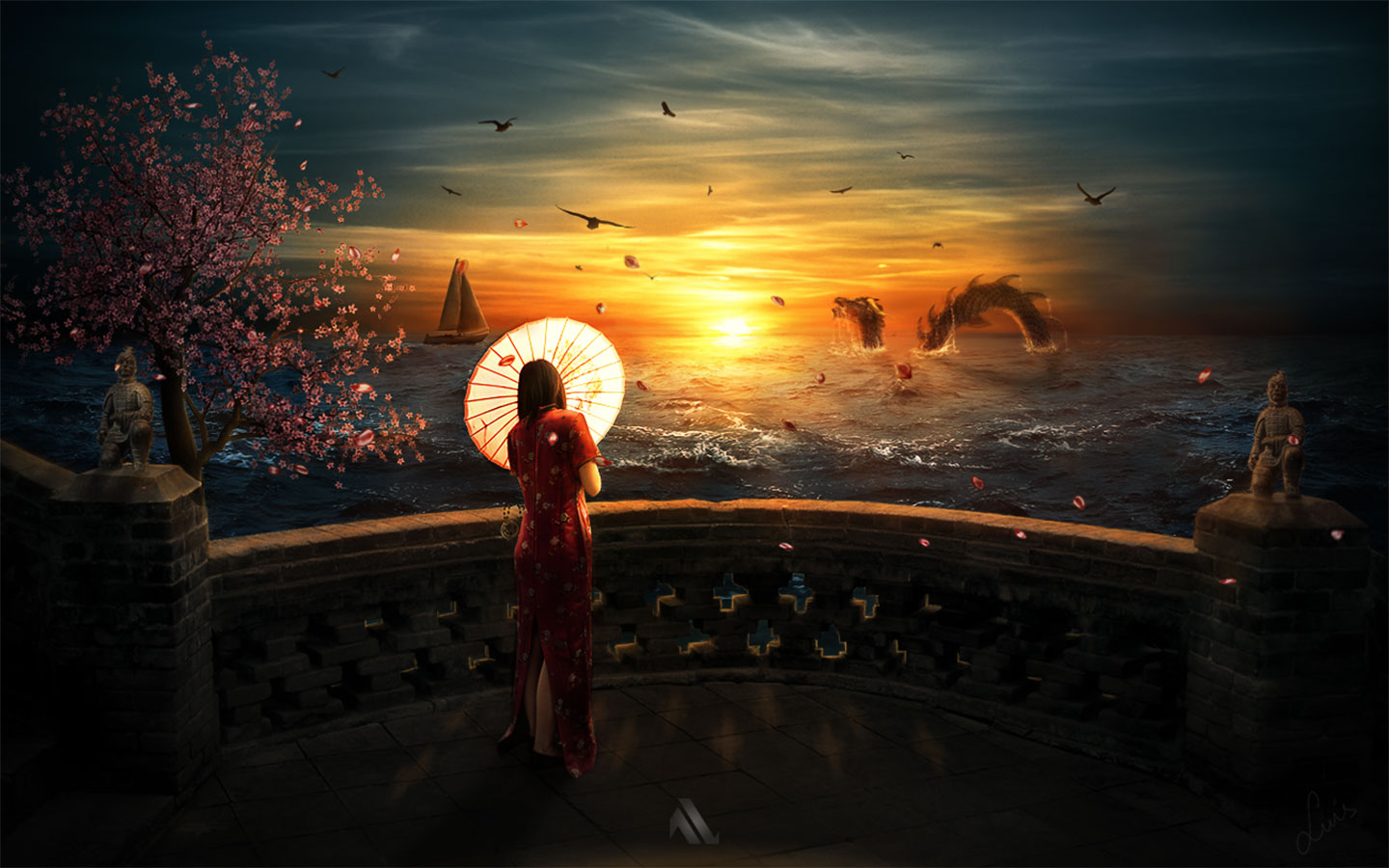 Download Fantasy Sunset Art
