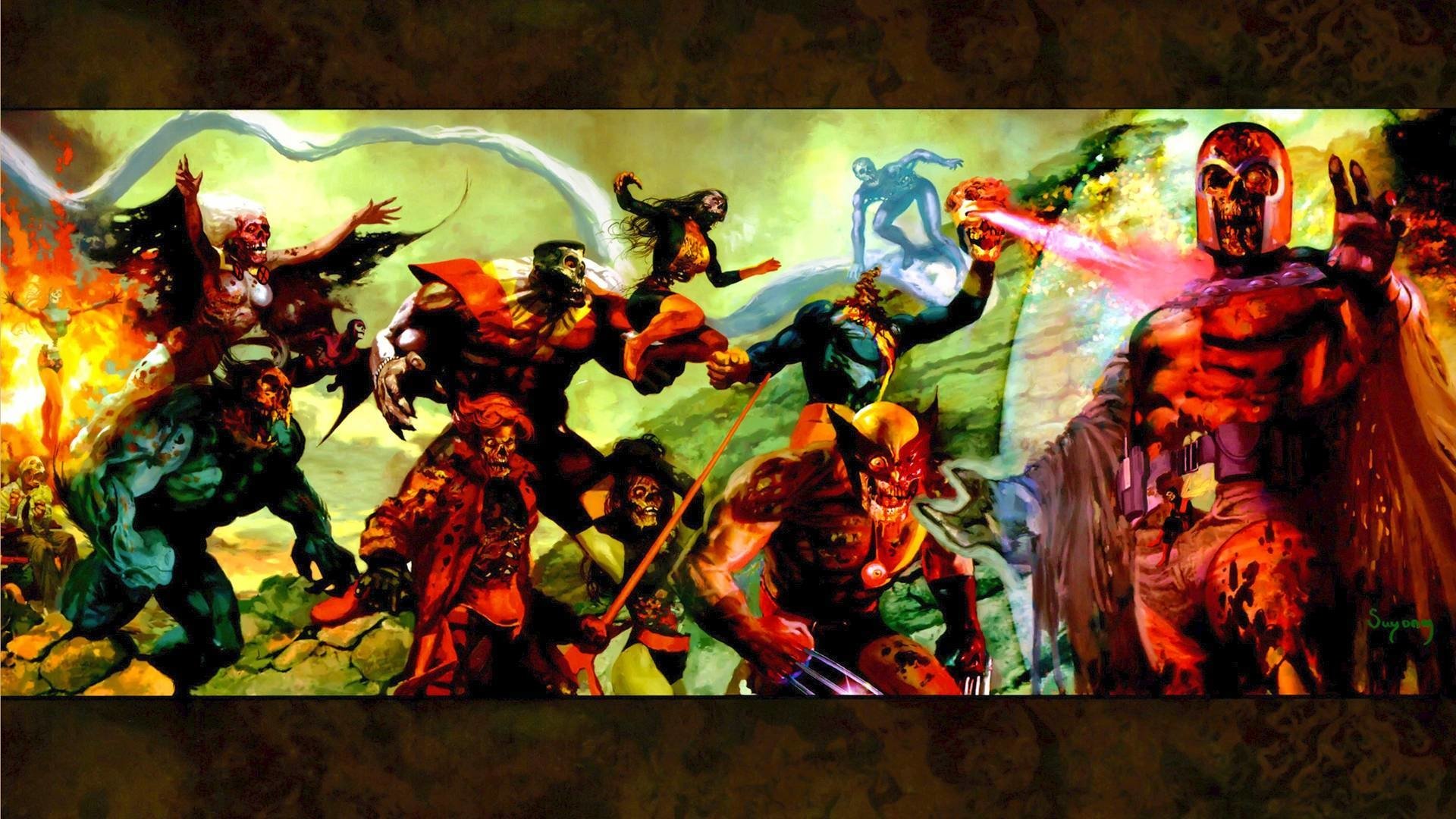 Download Comic Marvel Zombies Art
