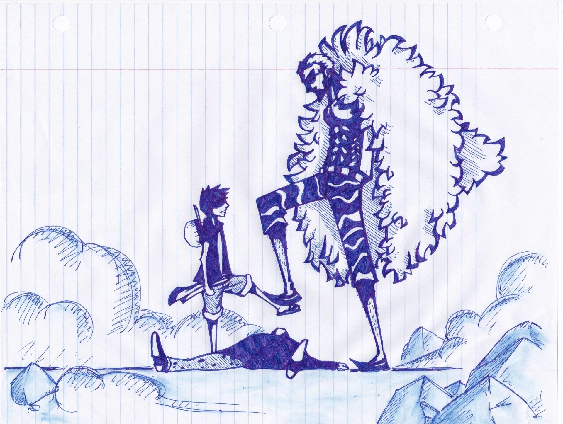Epic Confrontation in One Piece