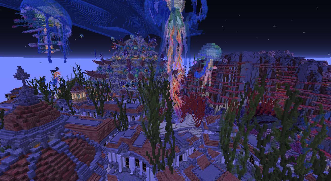 Underwater Minecraft Adventure: Exploring the Deep Sea Realms