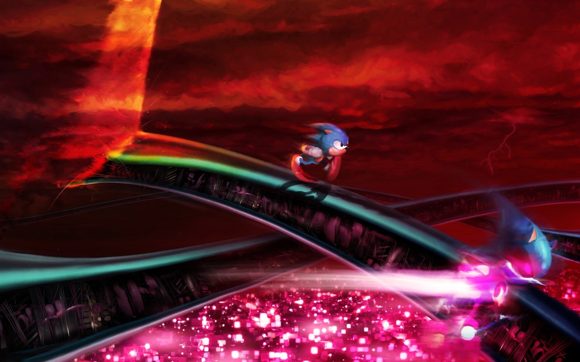 Sonic CD Showdown: Classic Sonic vs. Metal Sonic in a Timeless Video ...