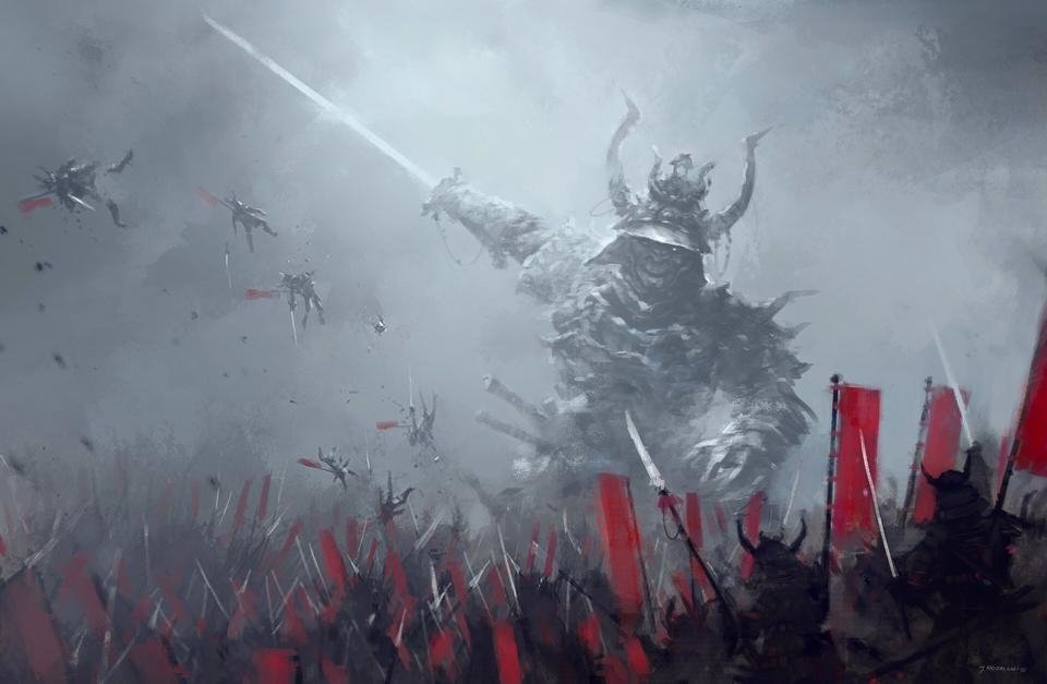 Download Samurai Medieval Japan Fantasy Battle Art