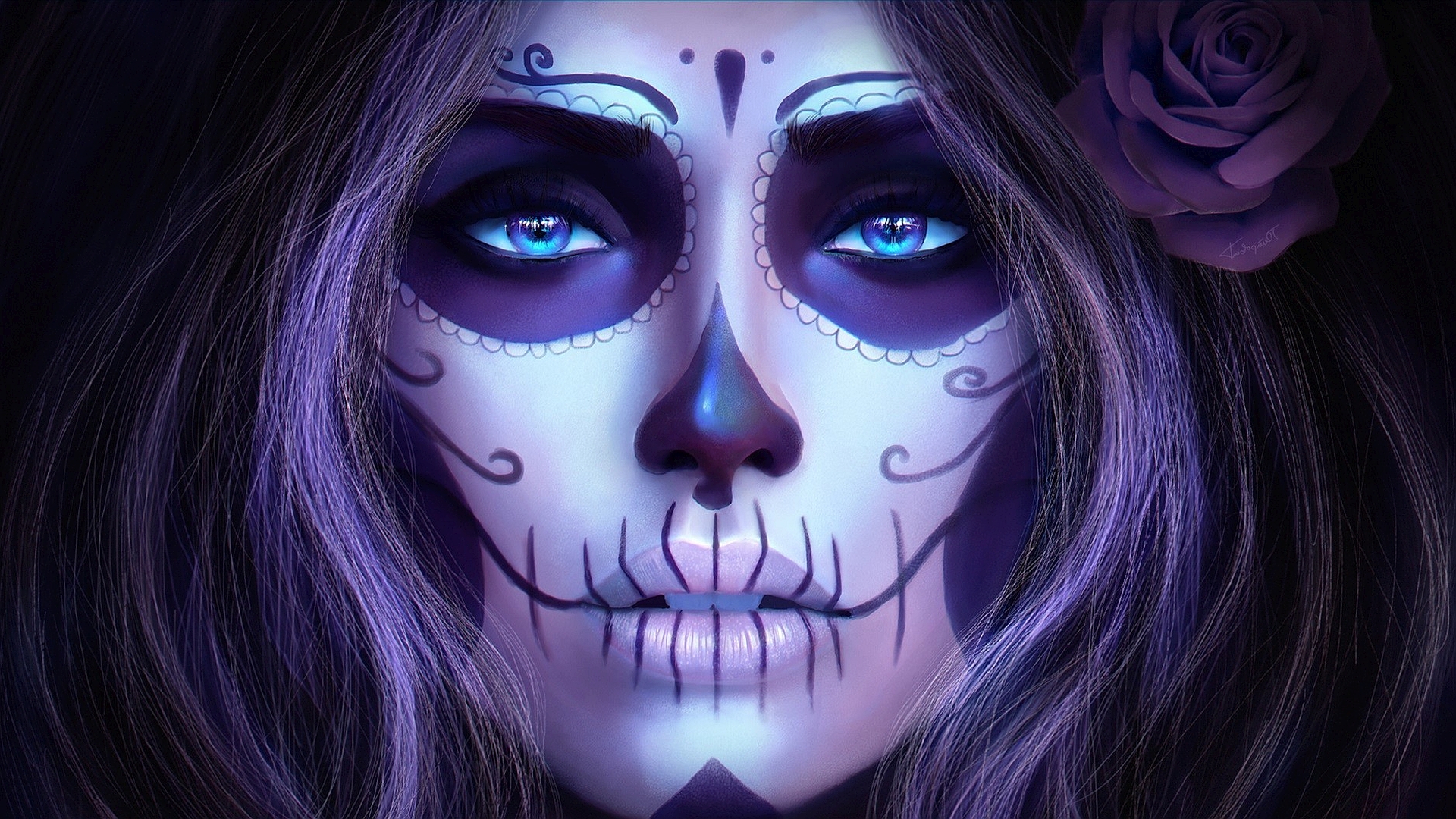 Download Artistic Sugar Skull Art