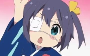 Love, Chunibyo: Eye-Patch Surprise — Cute Anime Moment