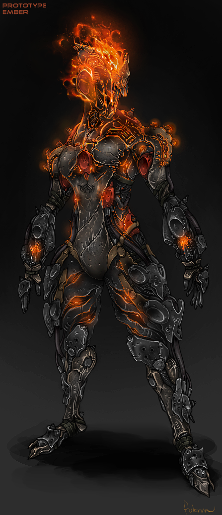 Download Prototype (Warframe) Ember (Warframe) Video Game Warframe Art