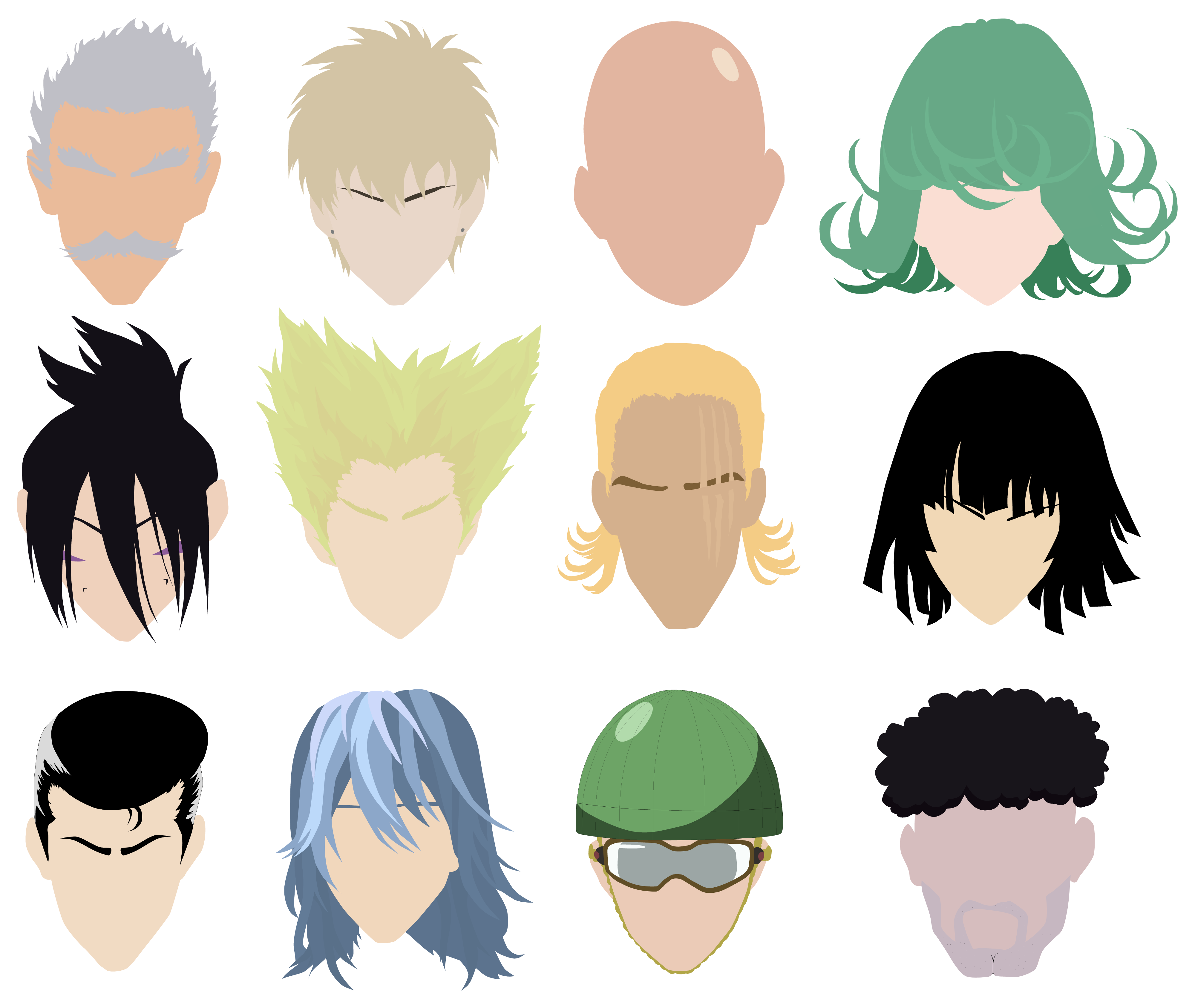 One-Punch Man designs