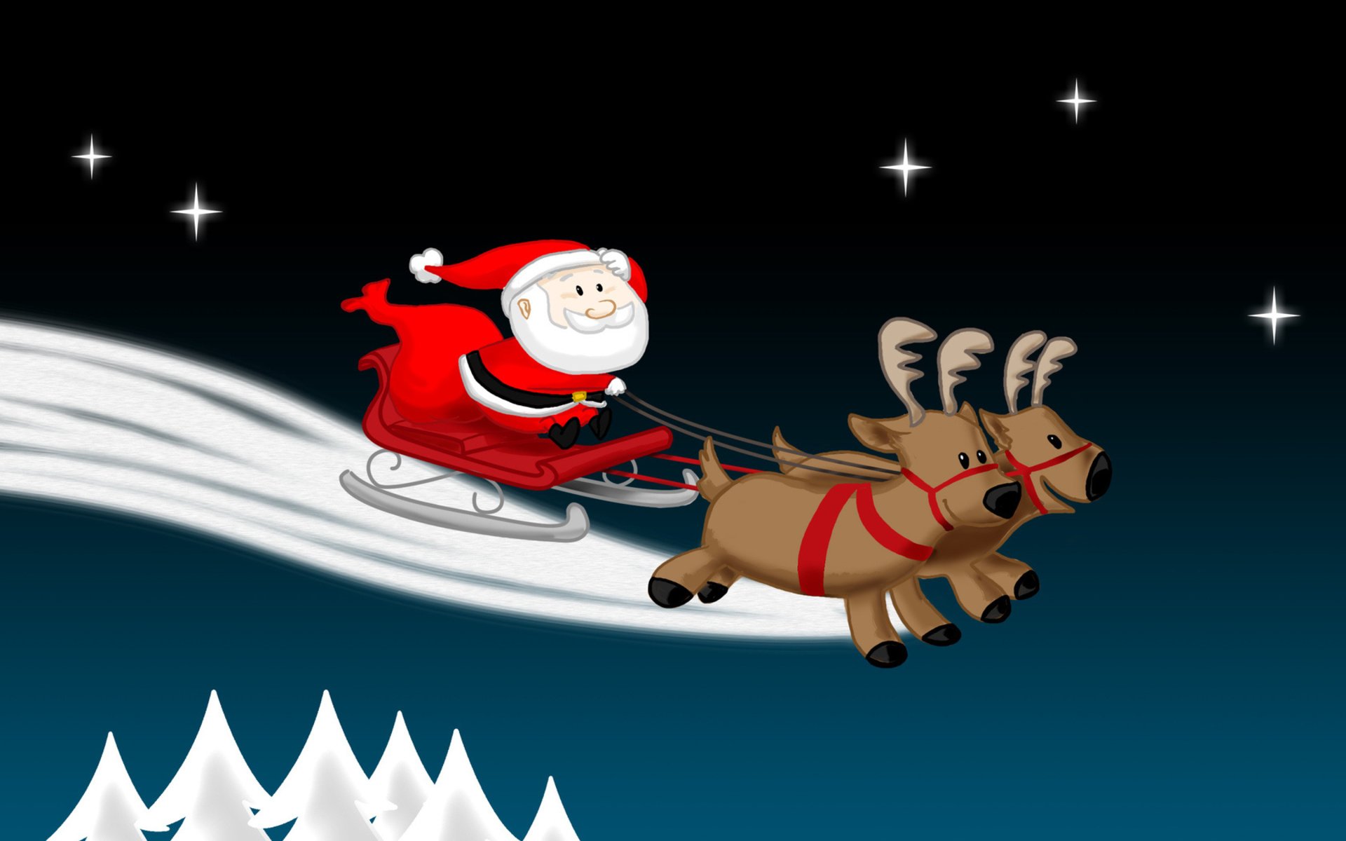 Santa's Magical Sleigh Ride with Reindeer: A Christmas Journey