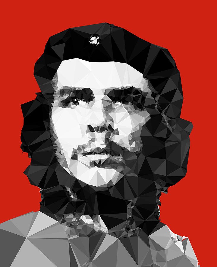 Che Guevara Polygon - Desktop Wallpapers, Phone Wallpaper, PFP, Gifs ...