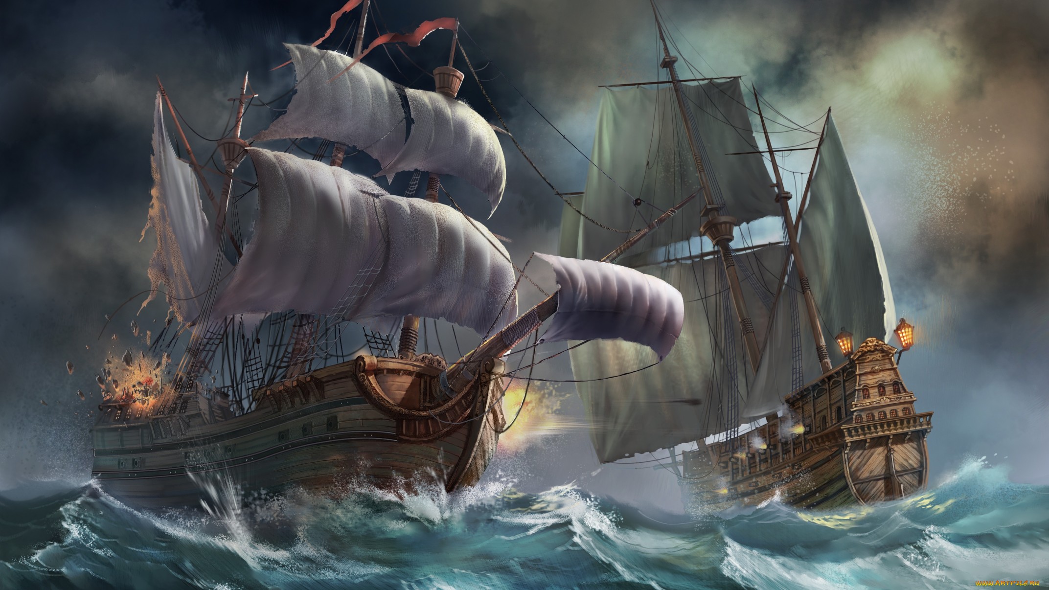 Download Fantasy Ship Art
