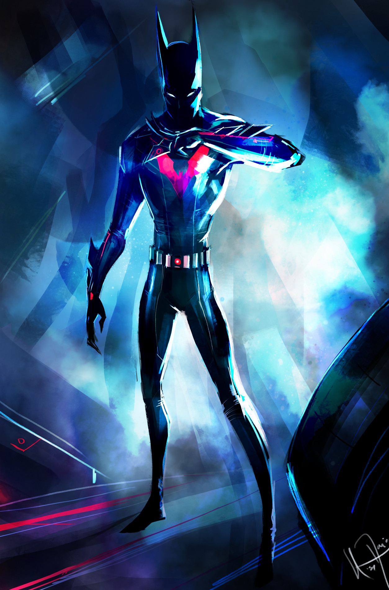 Batman Beyond by Rose Davies