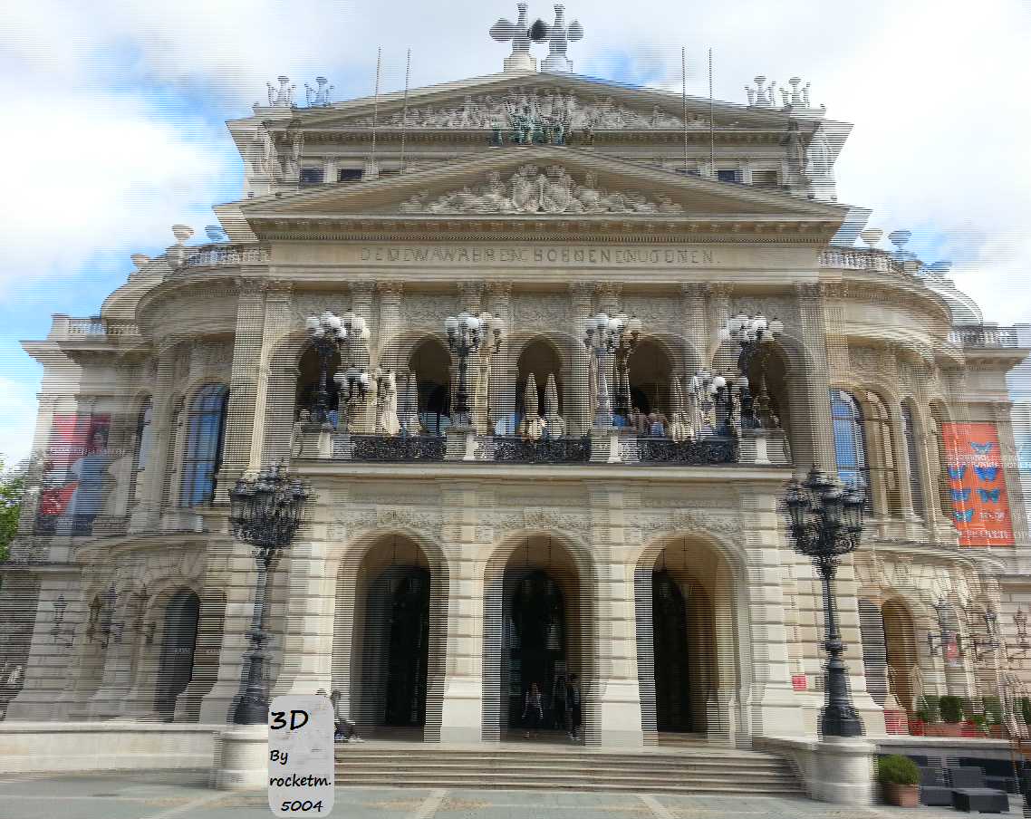 Interlaced 3D Elegance: The Opera House Experience