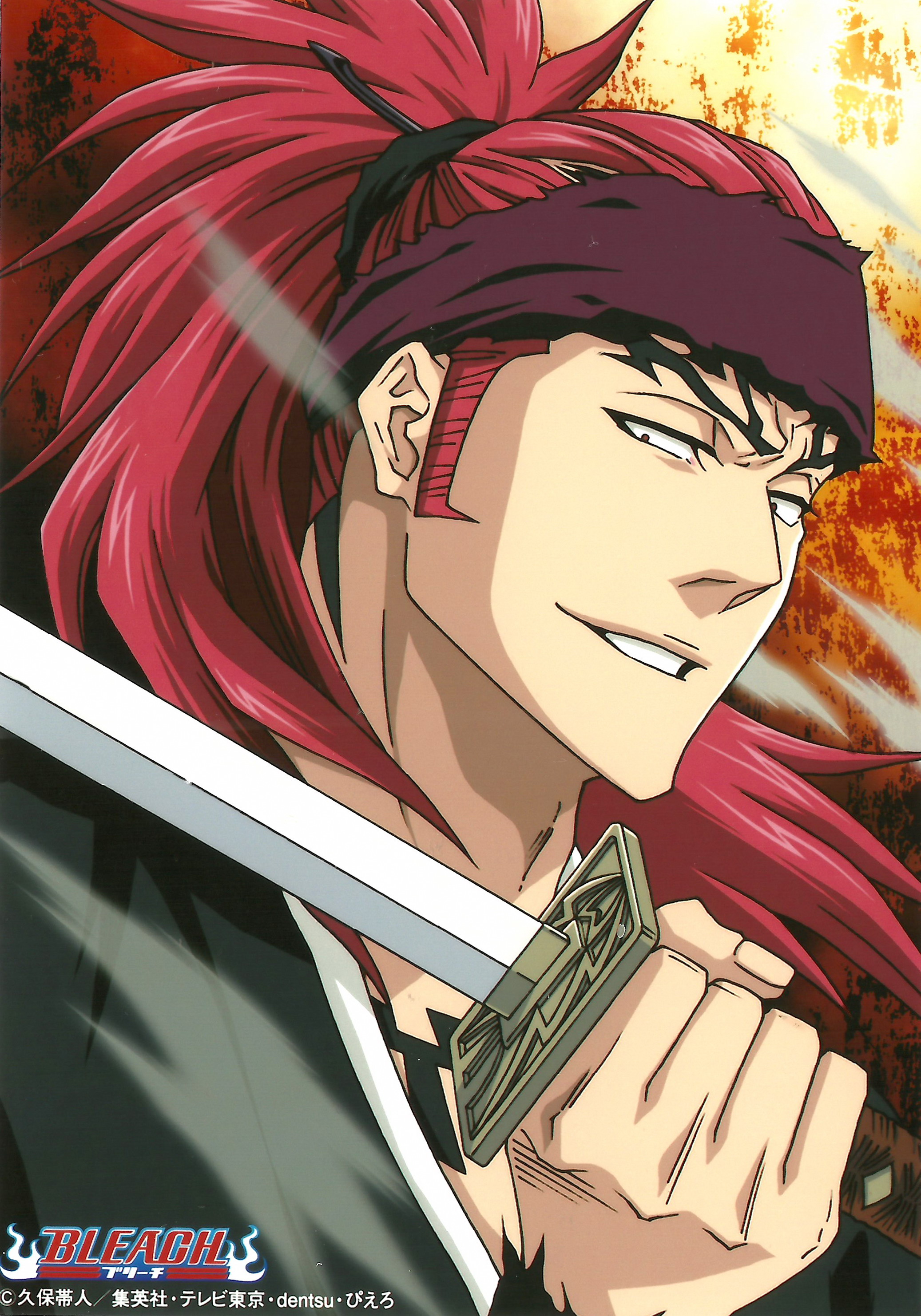 Download Renji Abarai Anime Bleach Character Sword Art