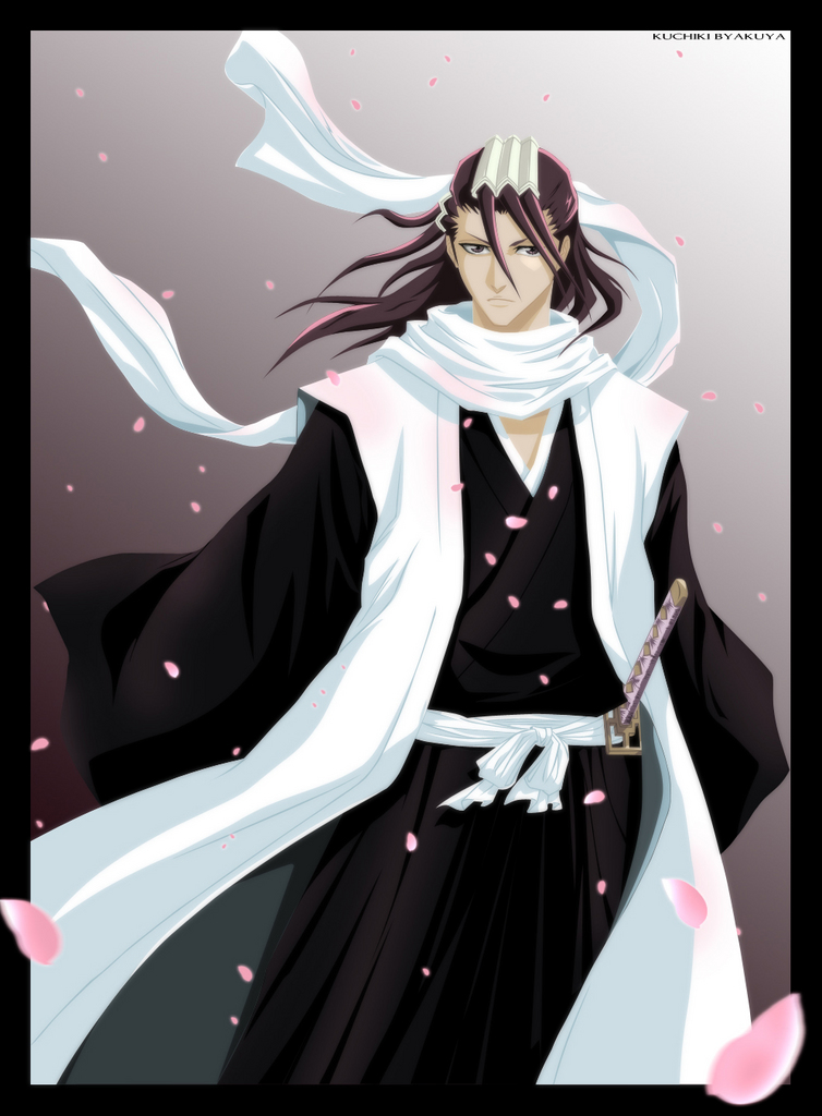 Download Byakuya Kuchiki Anime Bleach Character Samurai Anime Samurai Art