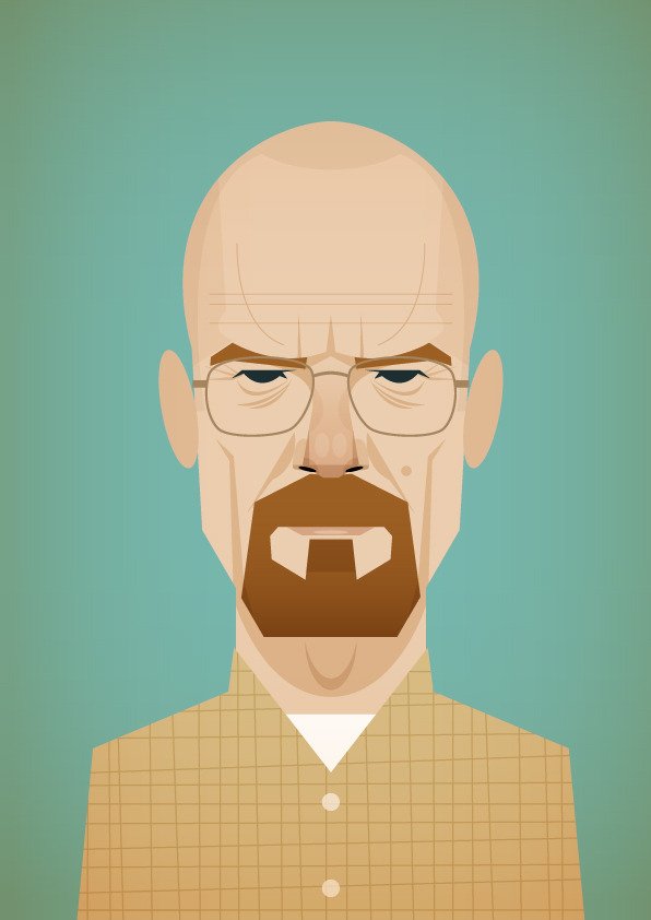 Walter White Illustrated: Breaking Bad Character Design Spotlight