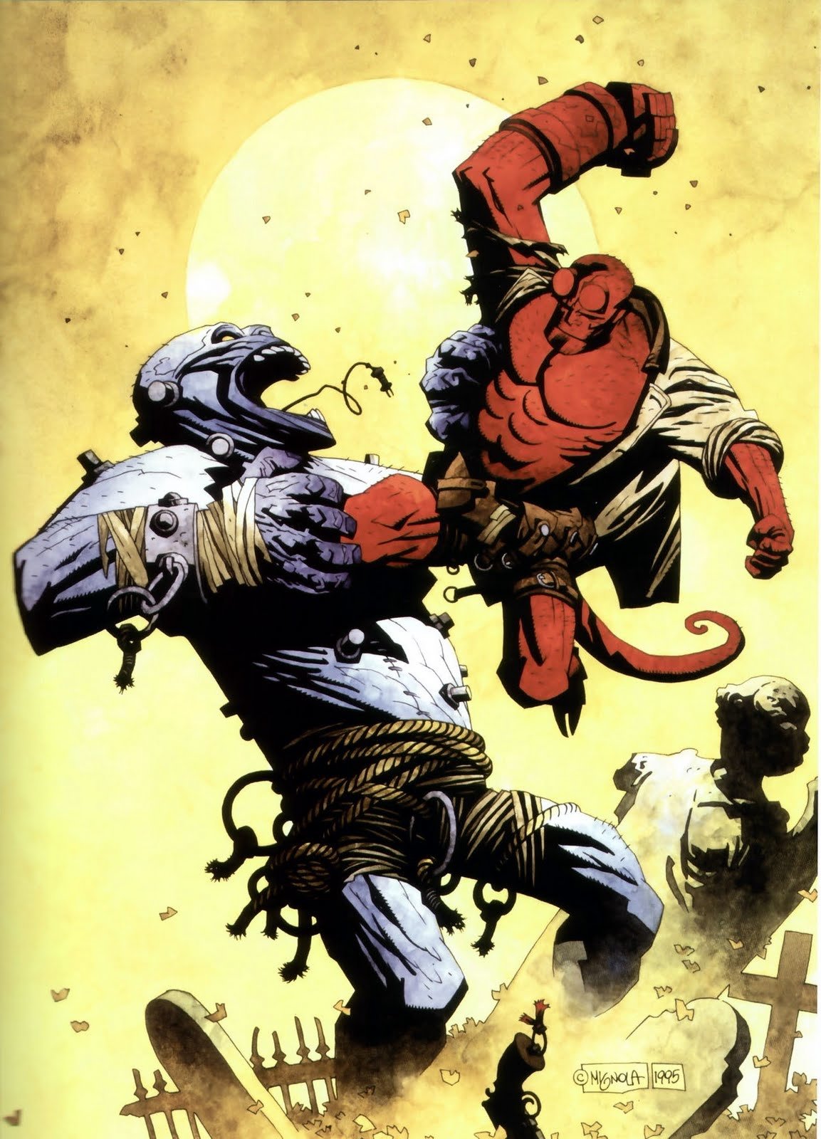 Download Hellboy Movie Hellboy (2004) Comic Superhero Art
